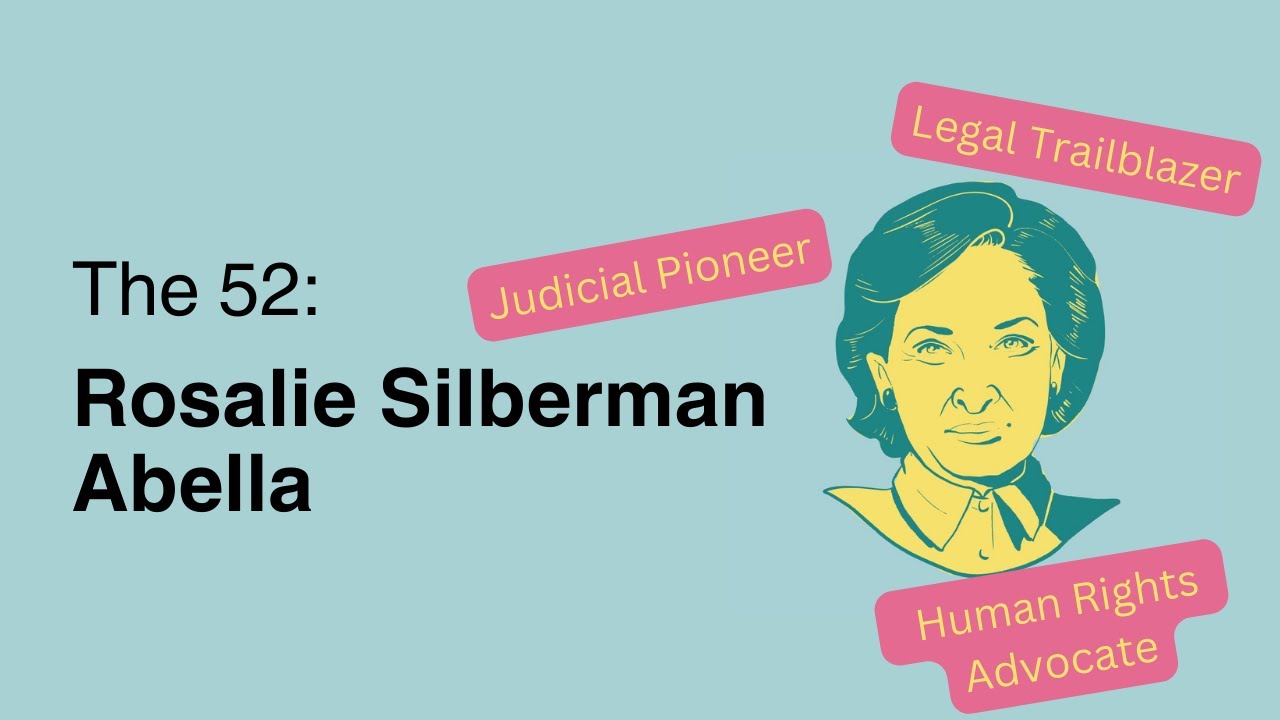 52 Women Who Transformed Toronto | Rosalie Silberman: Fighting for ...