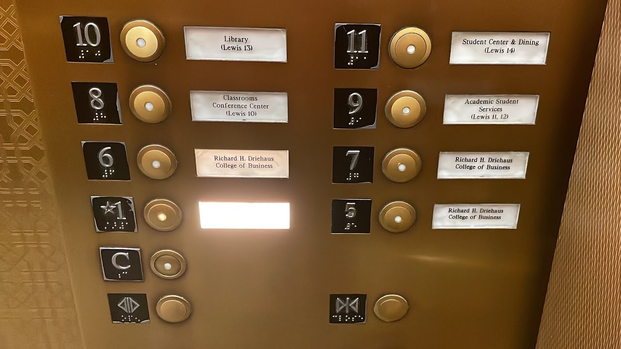 Custom Otis Elevonic 401 Elevators @ DePaul Lewis Center - Chicago, IL ...