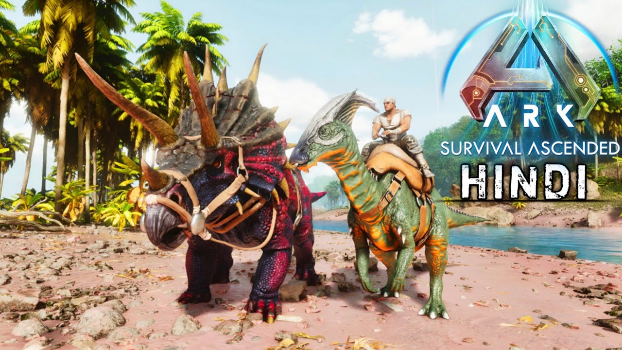 Taming Triceratops & Parasaur Army in Ark Survival Ascended #2 - YouTube
