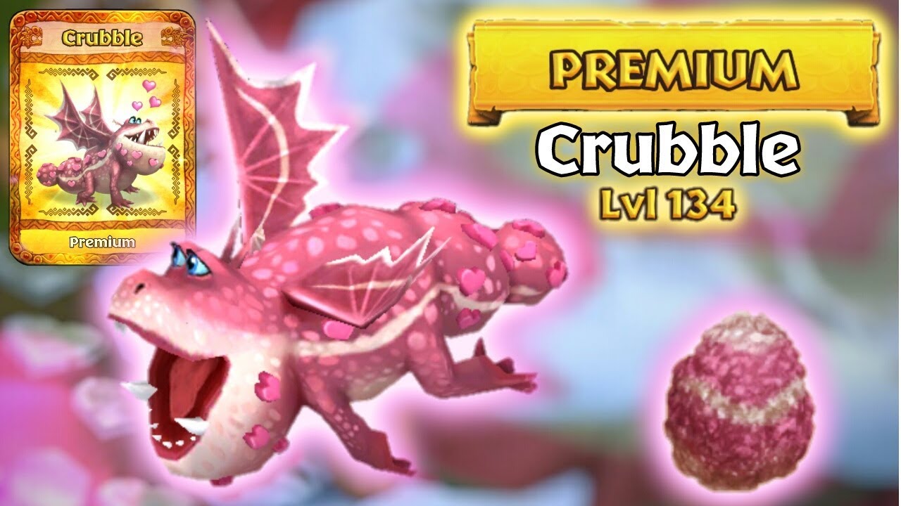 Crubble (New Premium Gronckle) Max Level 134 Titan Mode | Dragons: Rise ...