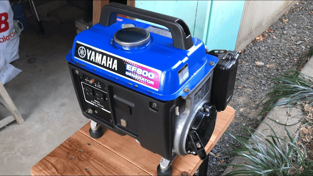 【YAMAHA EF800B】 ヤマハ ポータブル発電機のクリーニングとメンテナンス Portable Generator Cleaning and Maintenance - YouTube