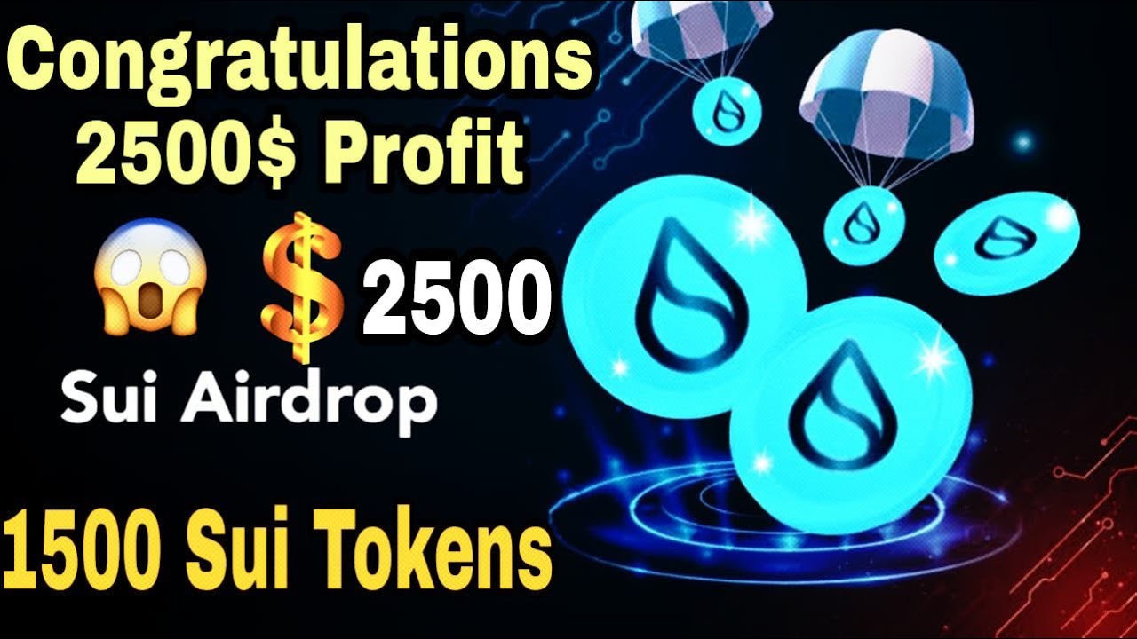 Sui big Airdrop Congratulation guys 2500$ Airdrop Sui tokens - YouTube