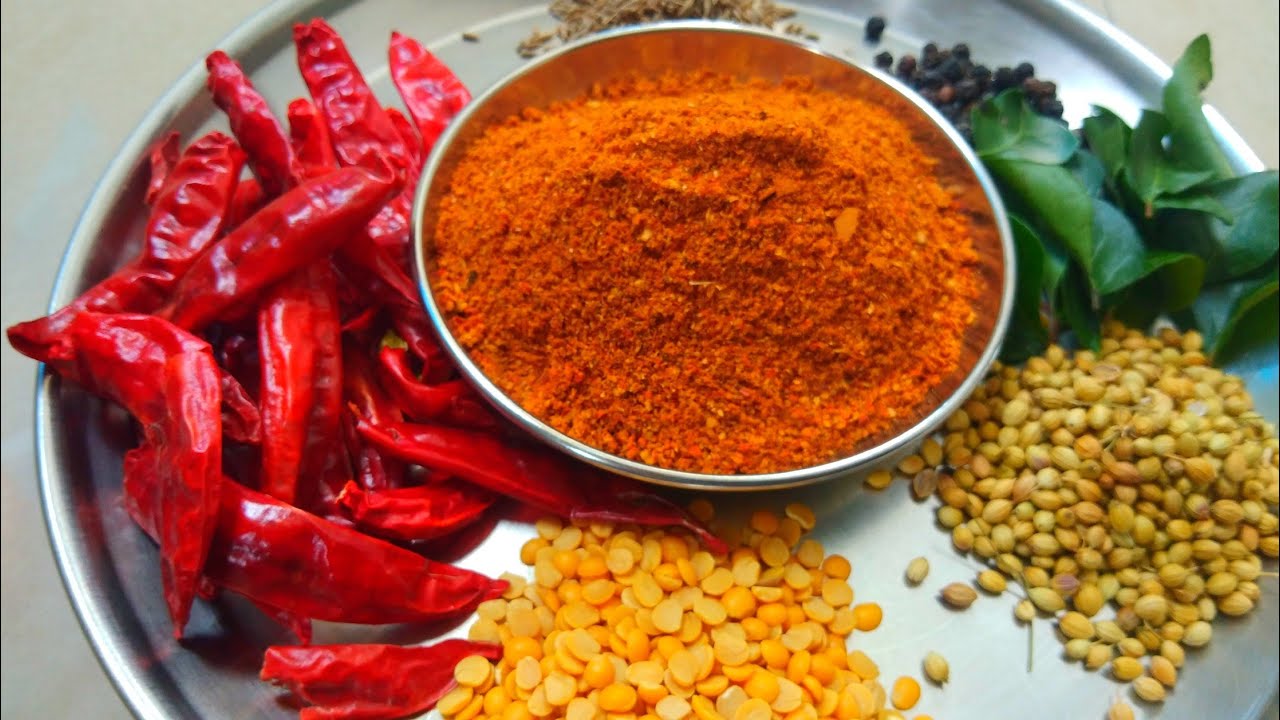 Rasam powder || Brahmin rasam powder || - YouTube