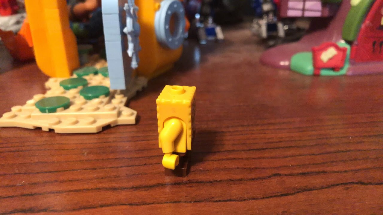 spongebob stop motion test - YouTube