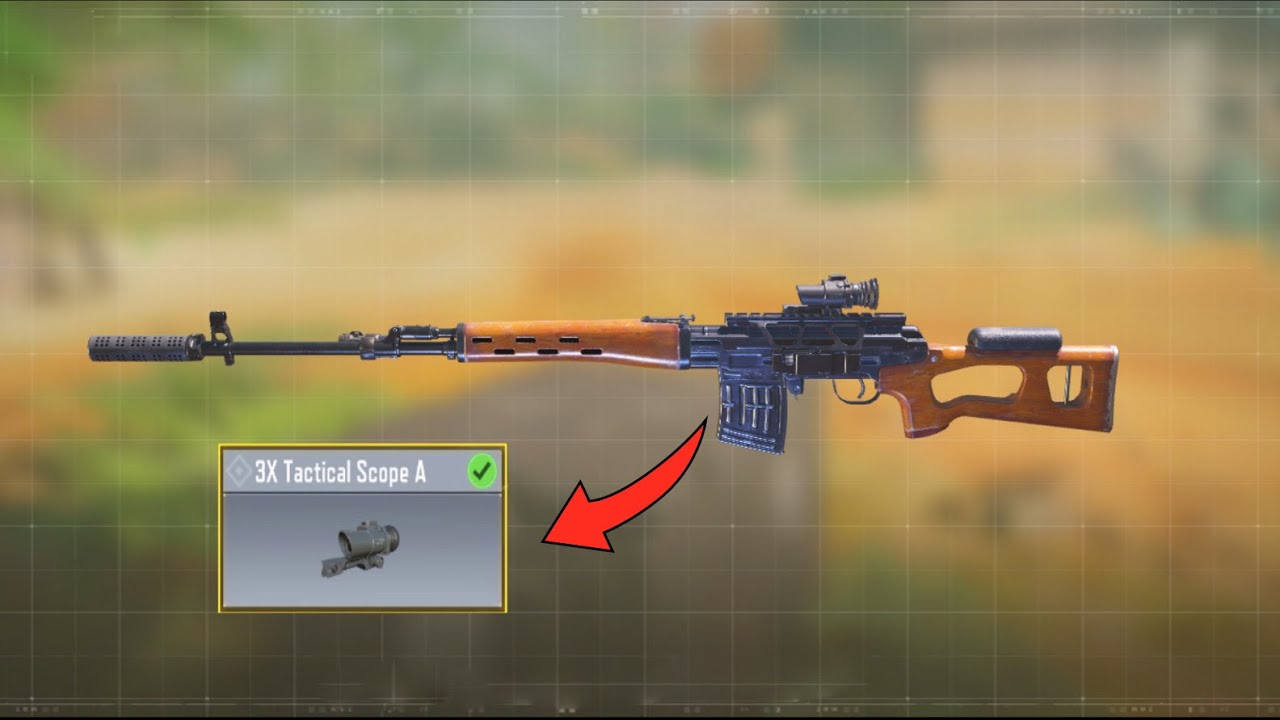 SVD Is Simply The Most Broken Gun In COD Mobile (Gunsmith Attachments ...