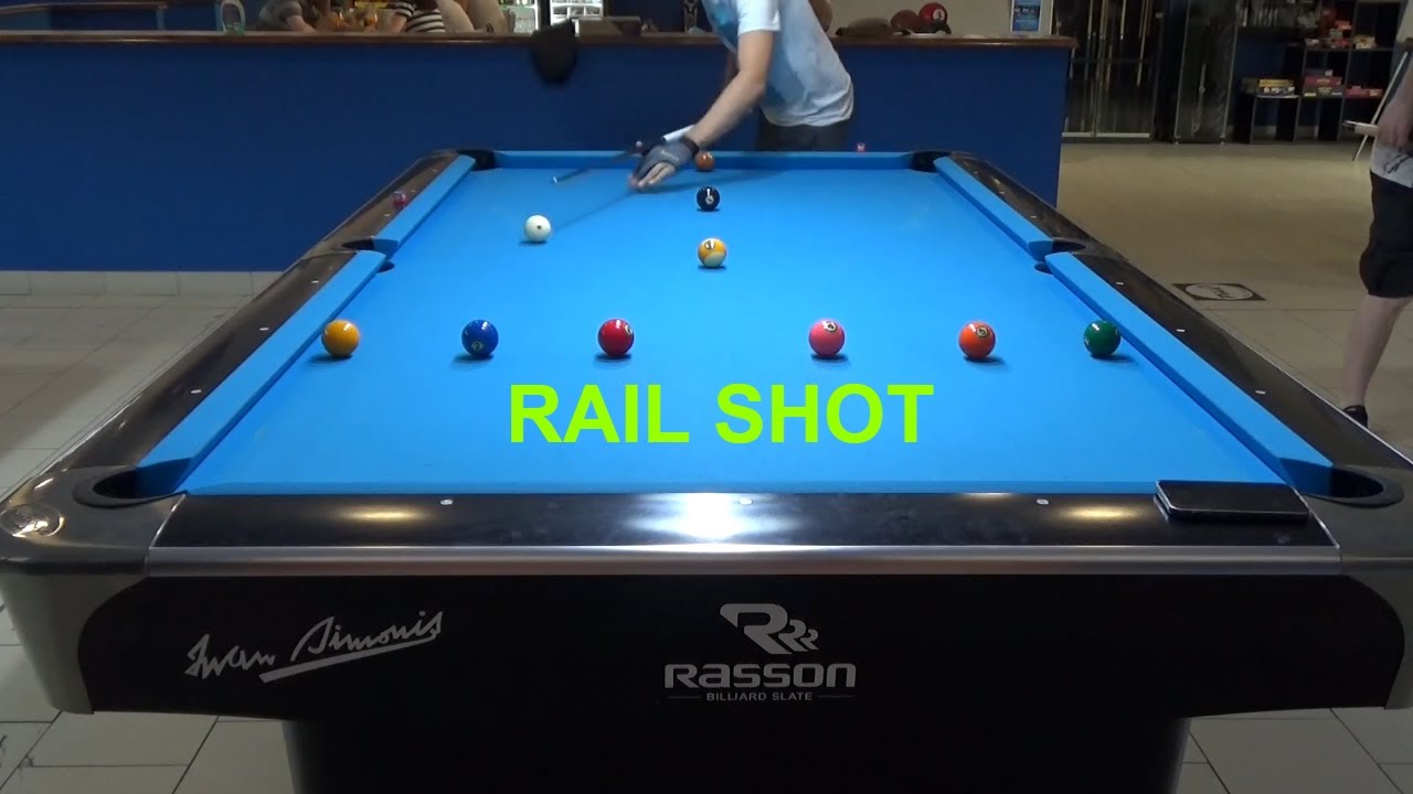 RAIL SHOT - DRILL #9 POOLBILLIARDS.CO Pool Lesson Billiard & Practice 9 ...