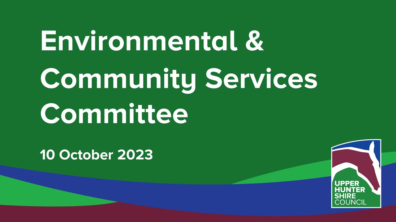 Environmental & Community Services Committee Meeting - YouTube