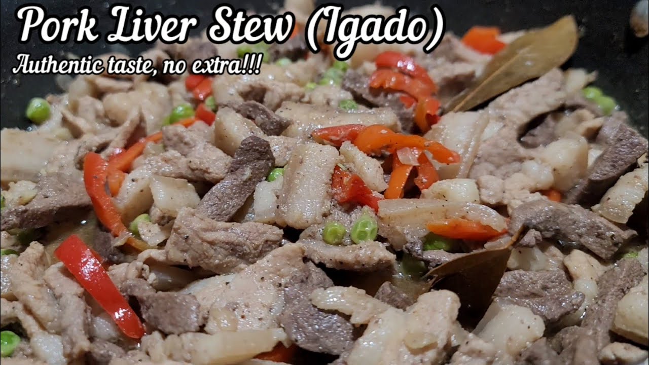 Authentic Ilocano Igado | Pork liver stew | Original Recipe - YouTube