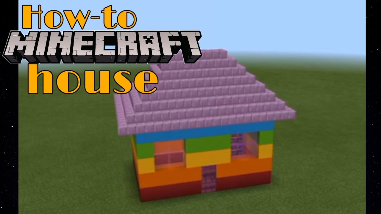 How to Build an Easy Minecraft RAINBOW House 🌈 - YouTube