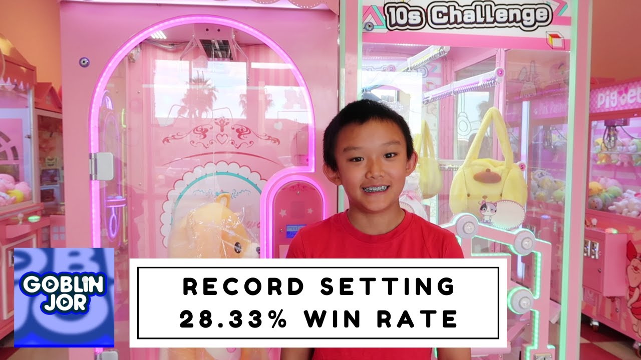 Record Setting Claw Machine Win Rate at the Pink Wa Wa Claw Arcade ...