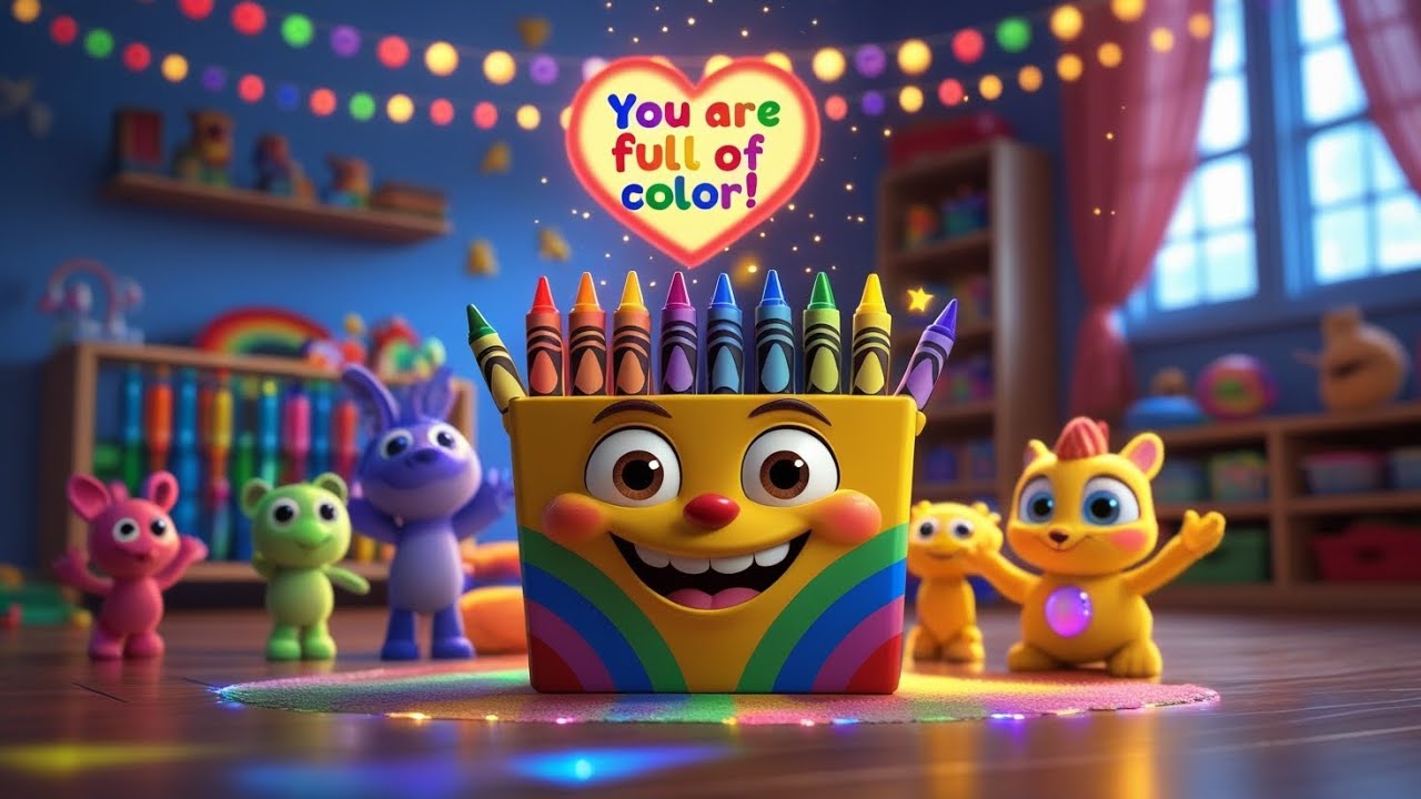 Colors in My Crayons Box 🎨 | Learn Colors for Kids | Fun Crayon Song ...