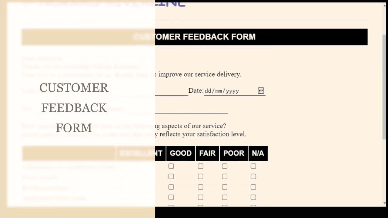 HTML || CSS CUSTOMER FEEDBACK FORM - YouTube