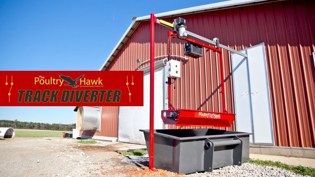 Poultry Hawk® Track Diverter - YouTube