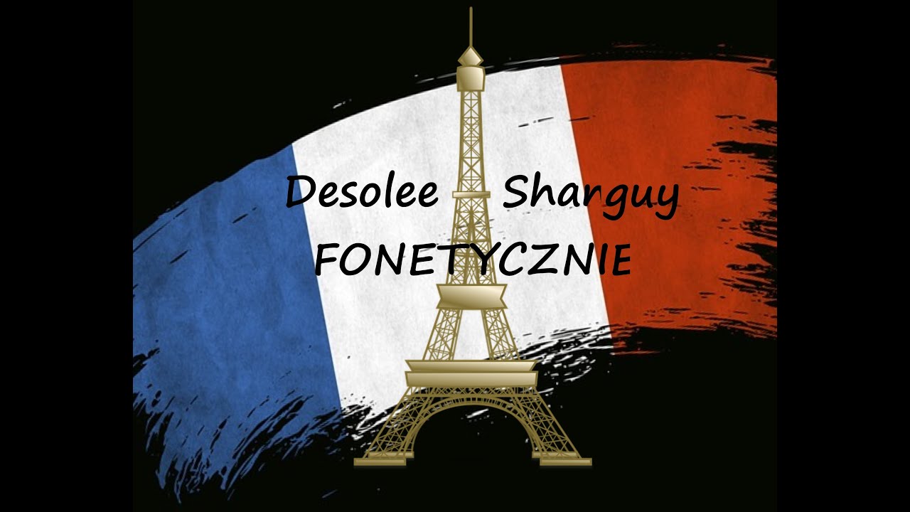 Desolee (Paris/Paname) - Shanguy ------ Fonetycznie - YouTube