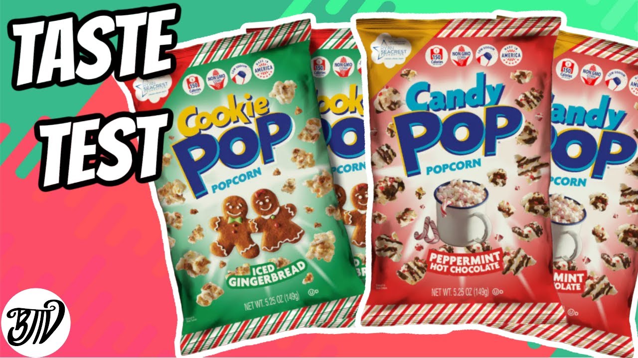Candy Pop Iced Gingerbread & Peppermint Hot Chocolate || Taste Test ...