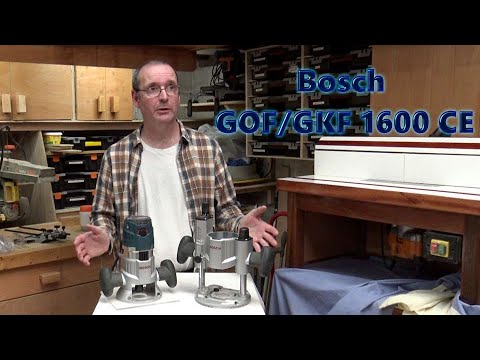 Bosch GKF 1600 CE Router Kit - Holtonsfixit101 - YouTube