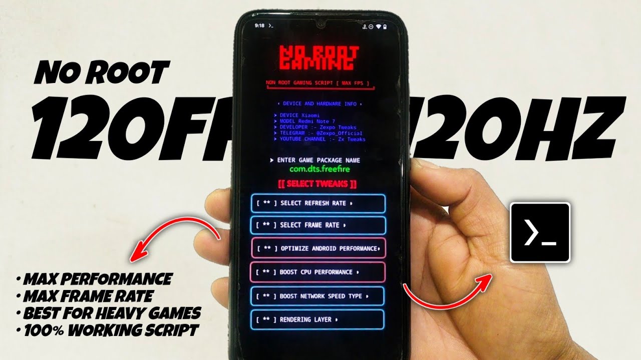Finally 120FPS + 120HZ On Android Devices | Improve Gameing Performance ...