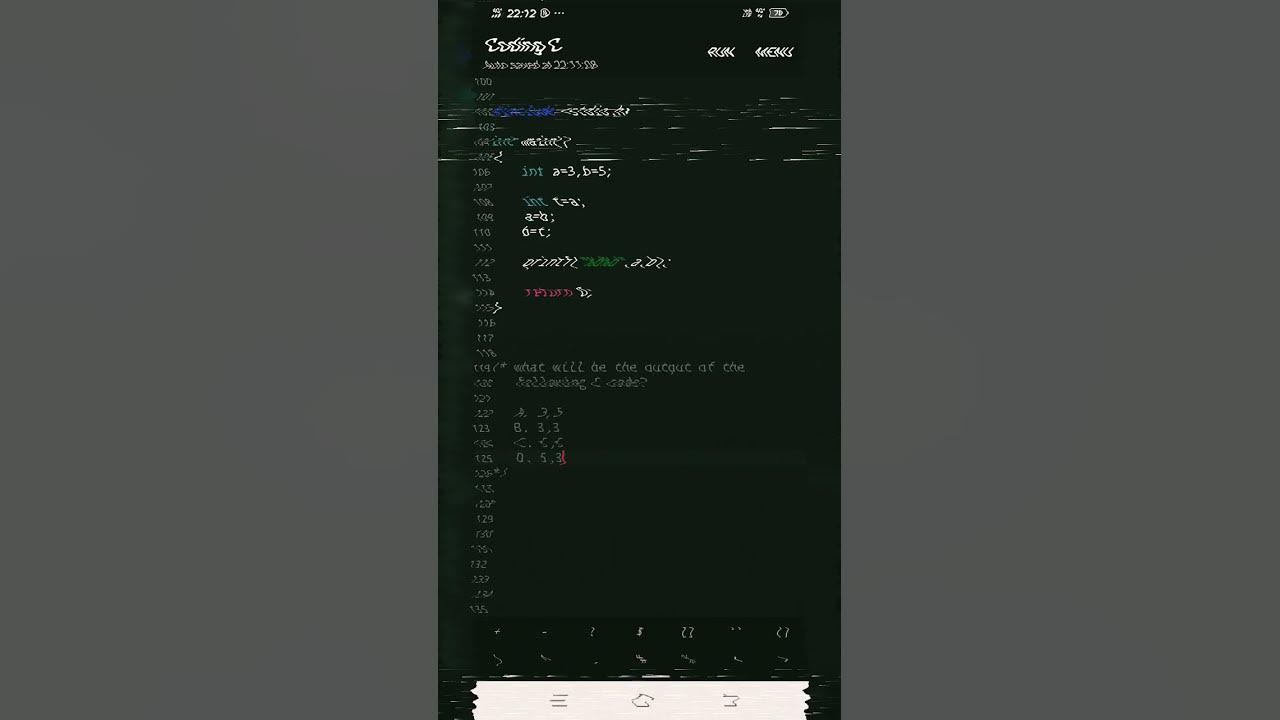 Mcq Of C Programmingcodingcsshtmlpythonjavashortsyoutubeshortsclanguage Youtube