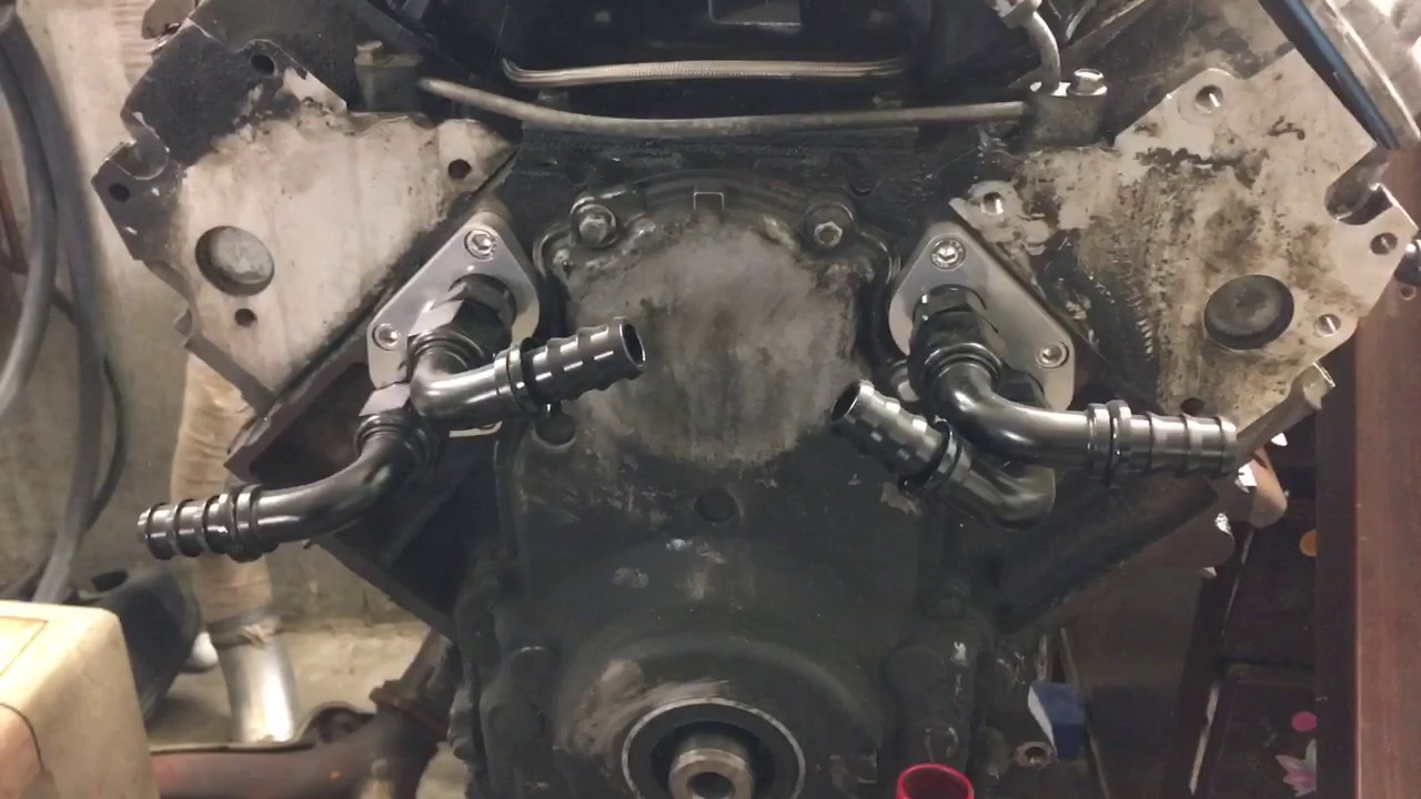 Turbo 5.3 Hot side log manifold build GMC Typhoon - YouTube