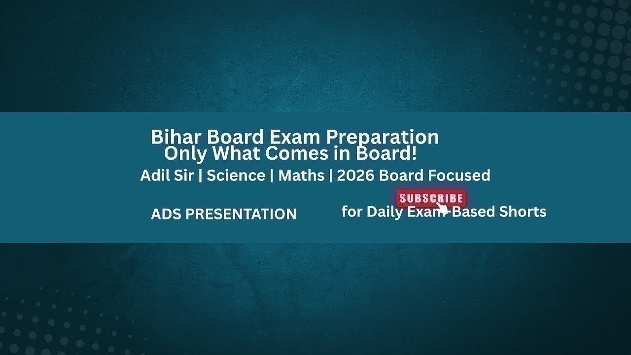 Live streaming of ADS Bihar Board Exam Preparation - YouTube