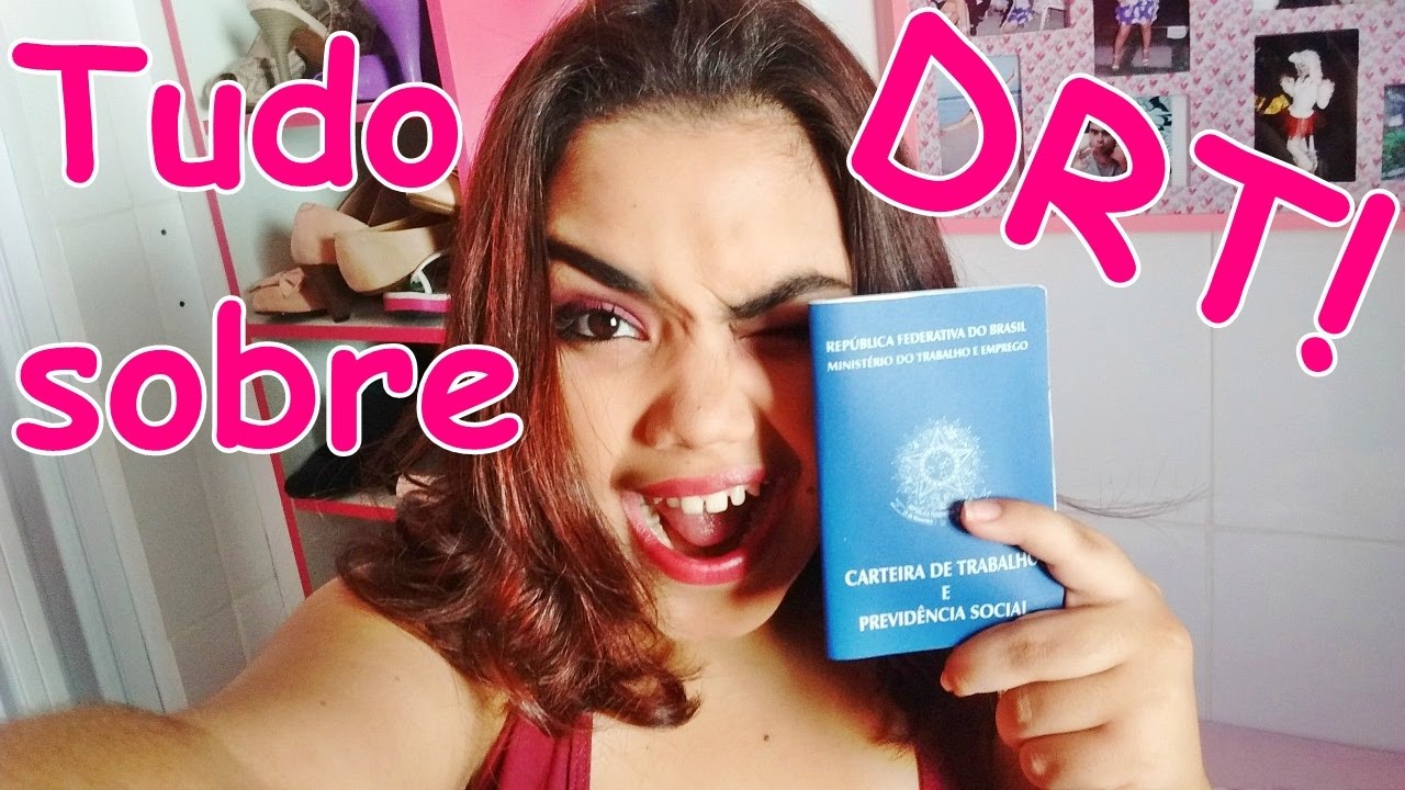 COMO TIRAR SEU DRT/REGISTRO DE ATRIZ/ATOR PROFISSIONAL - YouTube