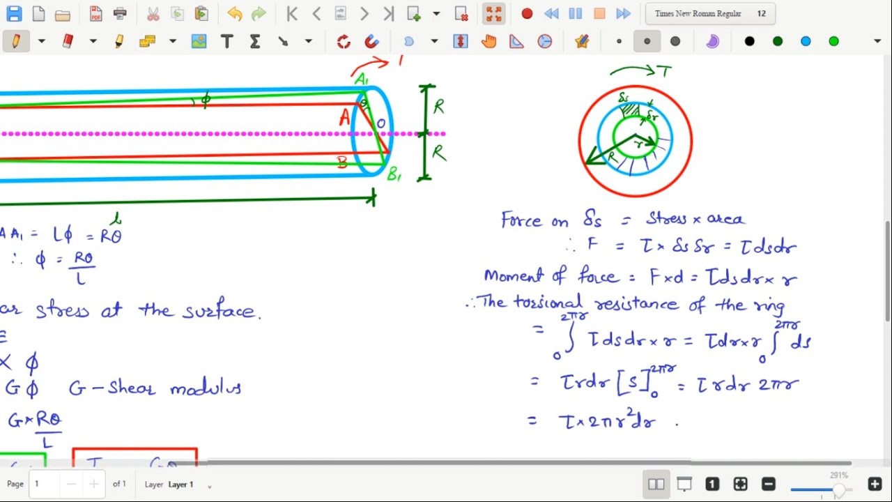 Torsion1 || Strength of Materials || Mechanics of Structures ...