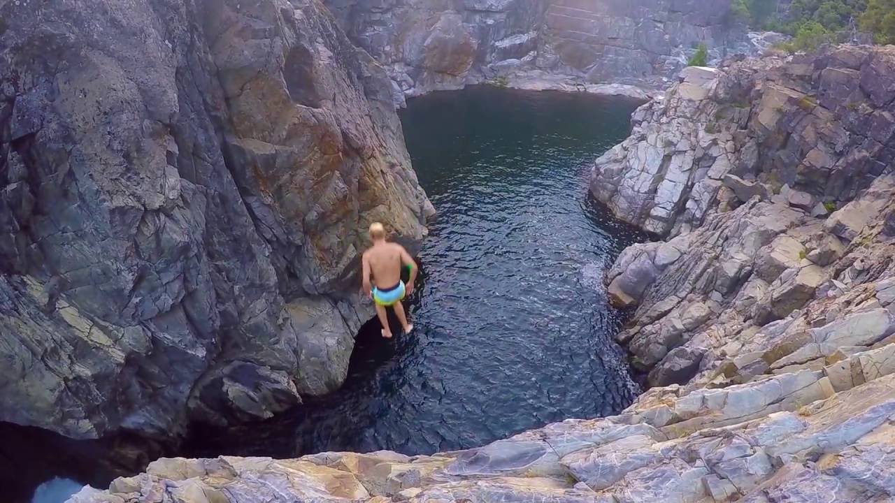 GoPro Emerald Pools Cliff Jumping - YouTube