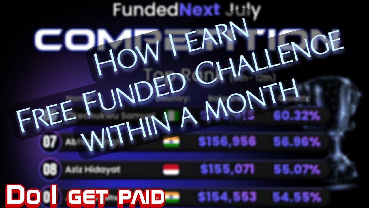 How I get a Free Funded Challenge Forex. Payout proof on FundedNext ...