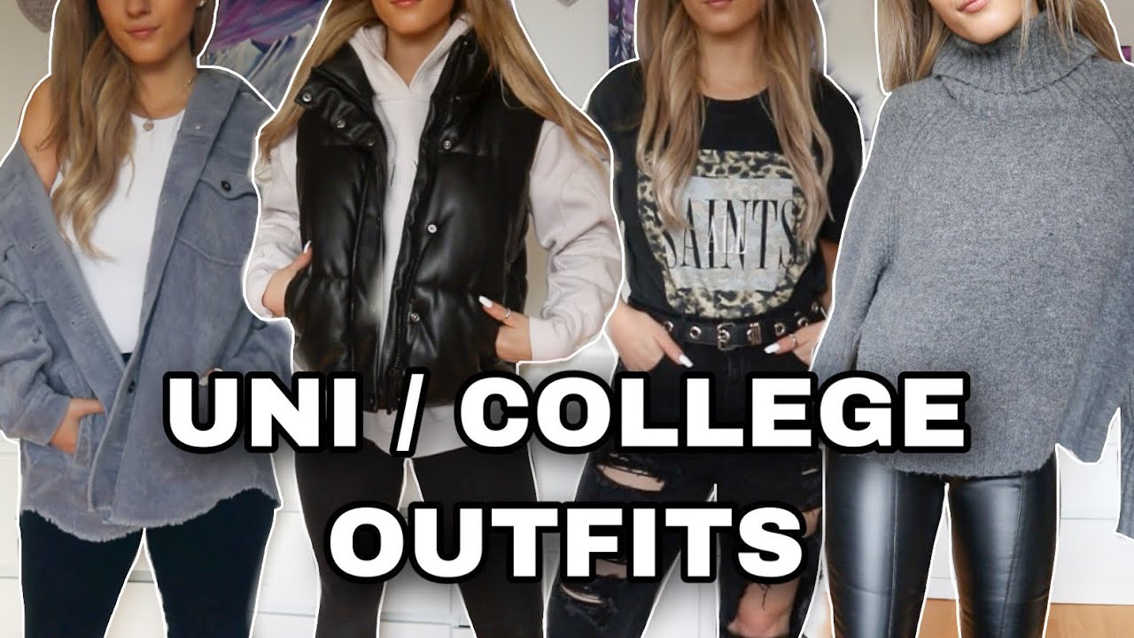 UNI / COLLEGE OUTFIT INSPIRATION 2021 - YouTube