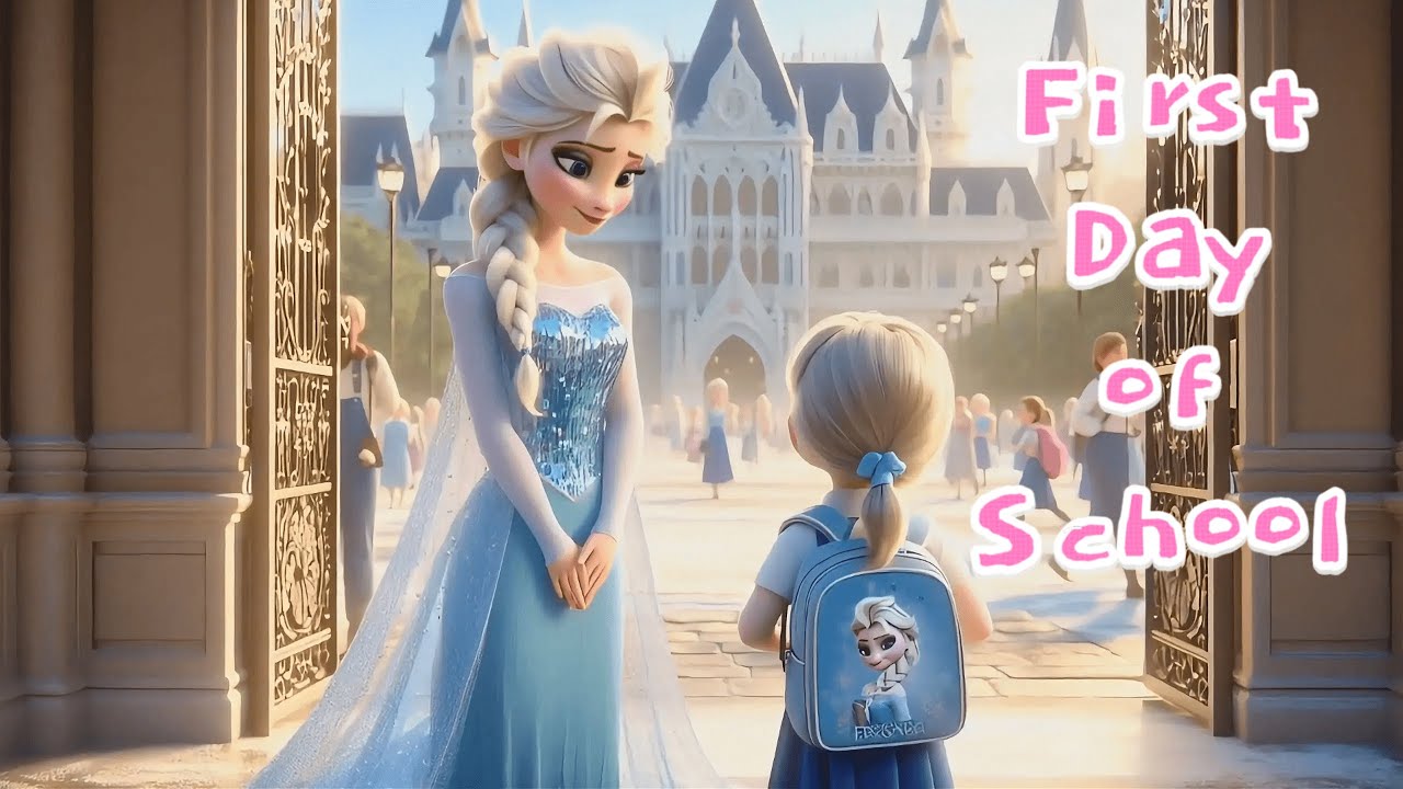 Elsa & Anna Take Their Kids to School 🎒 | A Frozen-Inspired Family ...
