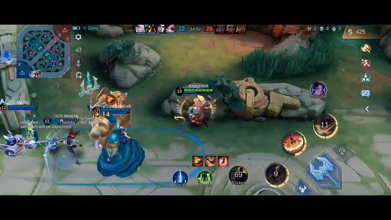 Intense comeback no marksmen and afk jungler | Mobile Legends Bang Bang ...