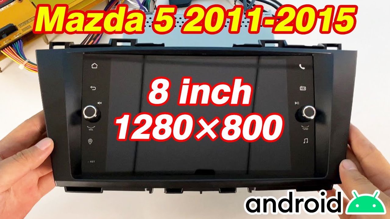 New Designed 8" HD Screen Radio Android Stereo for Mazda 5 2011-2015 ...