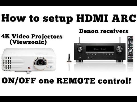 How to setup HDMi CEC in Denon receivers and 4K Video Projectors ...