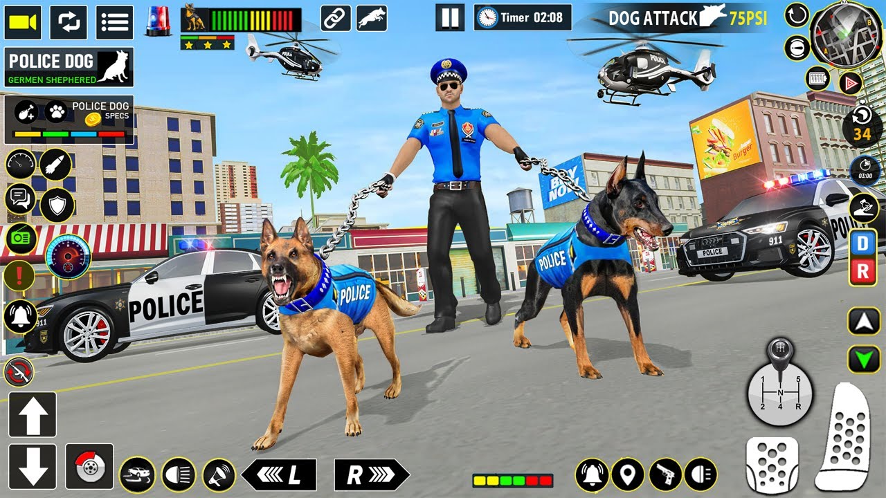 Police Dog Subway Crime Shoot (By Vroom Apps & Games) Android Gameplay ...