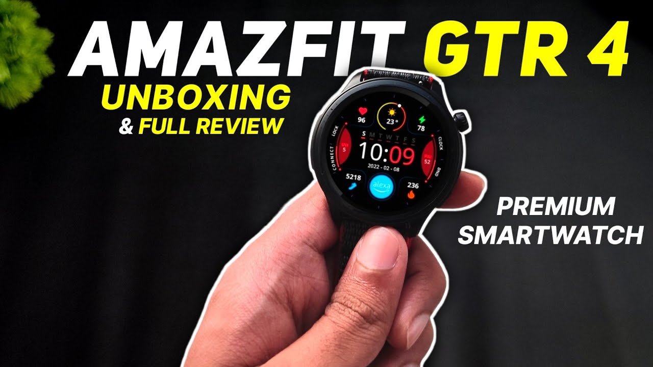 Amazfit GTR 4 Unboxing & Full Detailed Review | Bluetooth Calling ...