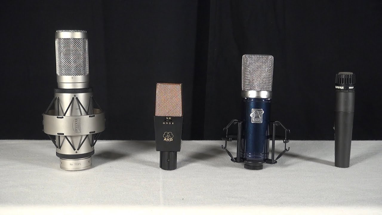 #Mikrofonvergleich Mic-Test - Brauner VMX, AKG C414 B-ULS, Shure SM57 ...