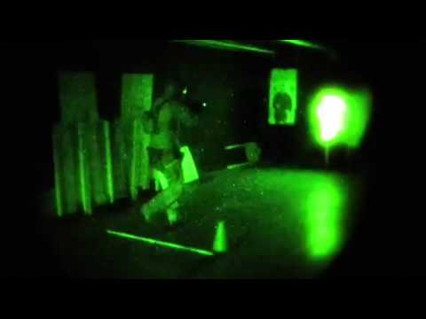 REDBACK ONE - CQB shooting with NVG's & Laser - YouTube