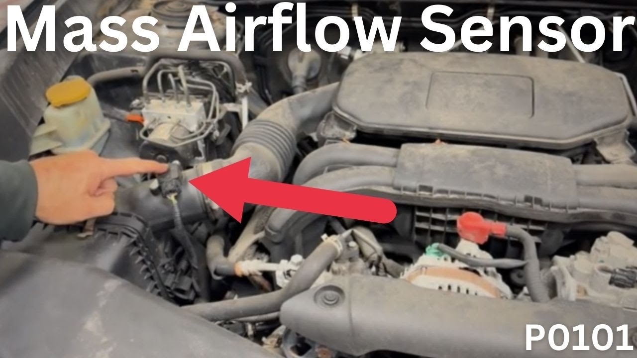 How to Replace Mass Airflow Sensor Subaru Outback - YouTube