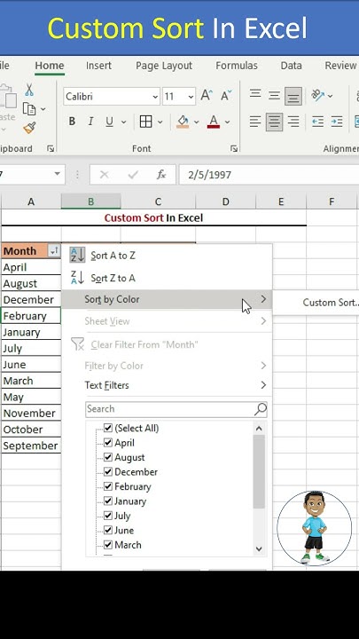 Advanced Custom Sort in Excel #excel #exceltips #shorts #exceltutorial #msexcel #microsoftexcel ...