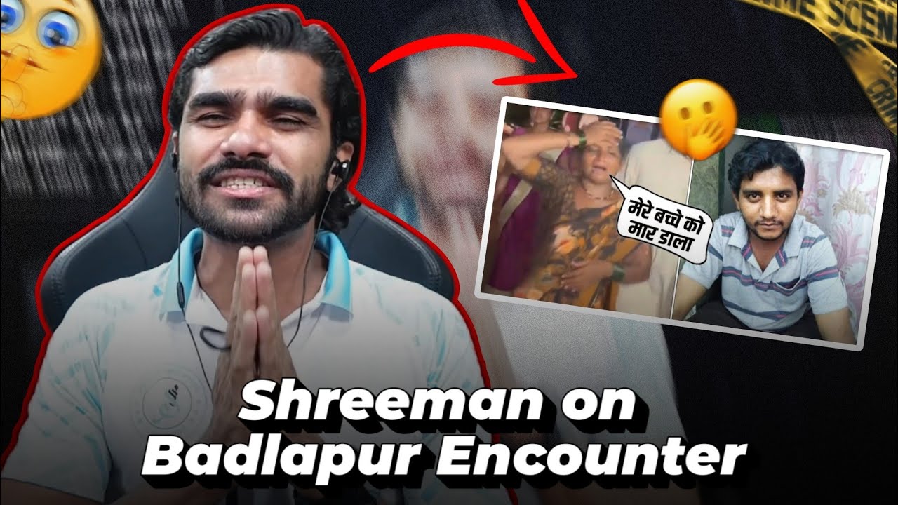 Shreeman dada on Badlapur Encounter #shreemanlegend - YouTube
