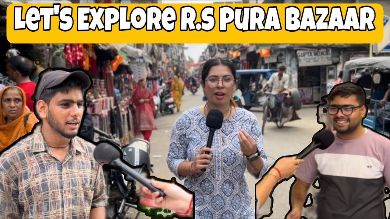 RS Pura Bazaar Ki Sair 😍 // RS Pura K Basmati Rice Bohat Famous Hain ...