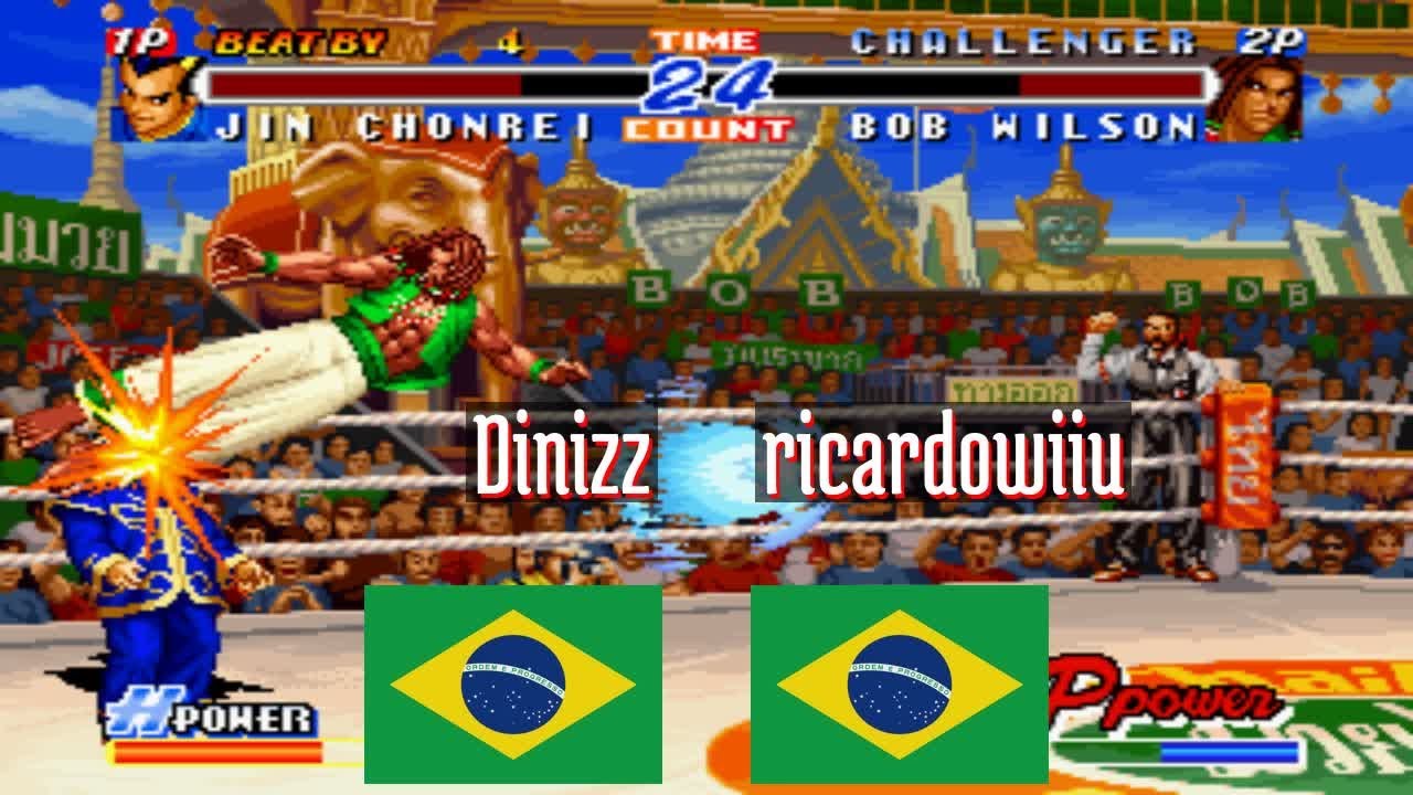 @rbff2h: Dinizz (BR) vs ricardowiiu (BR) [Real Bout Fatal Fury 2 rbff2 ...