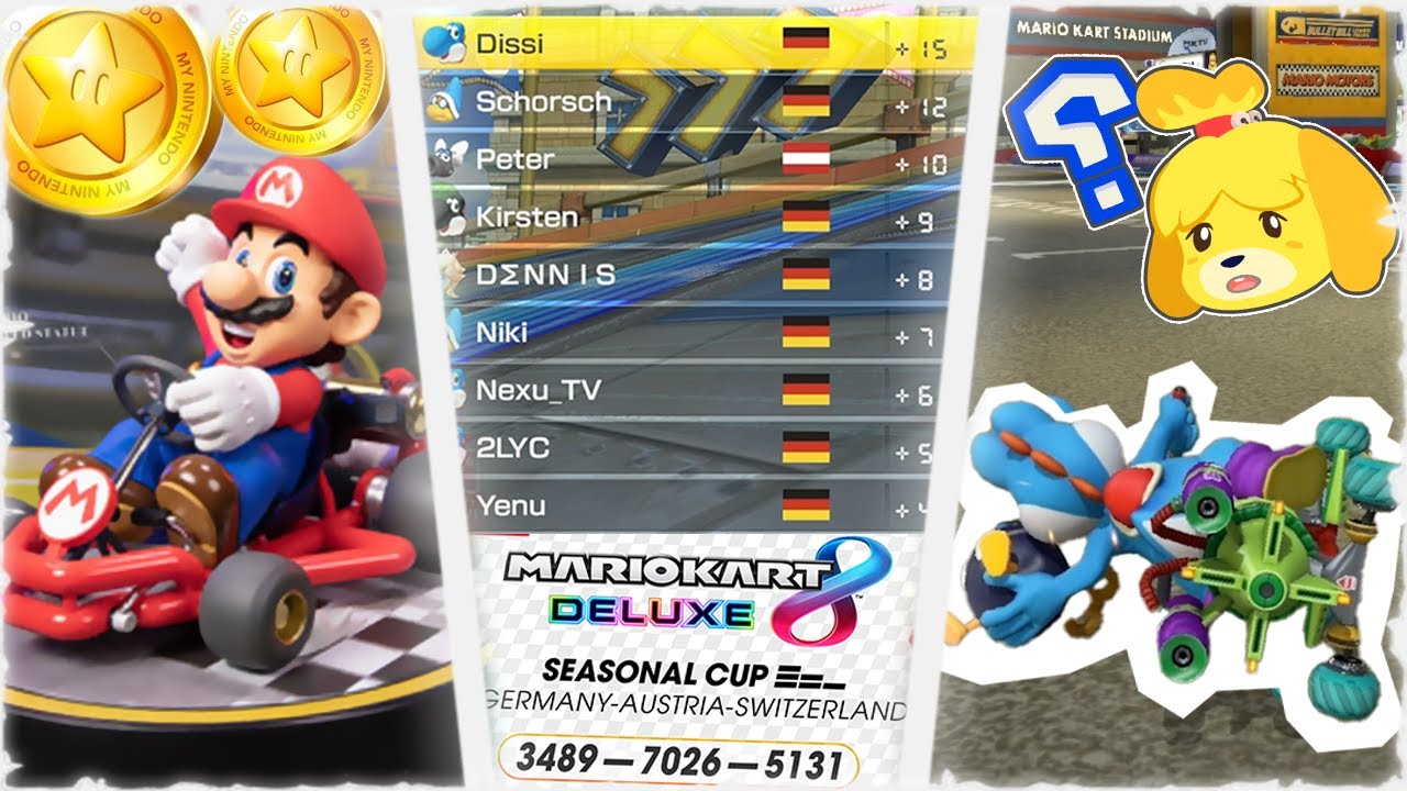 Mario Kart Turnier Vorlage