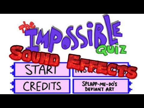 The Impossible Quiz Sound Effects - YouTube