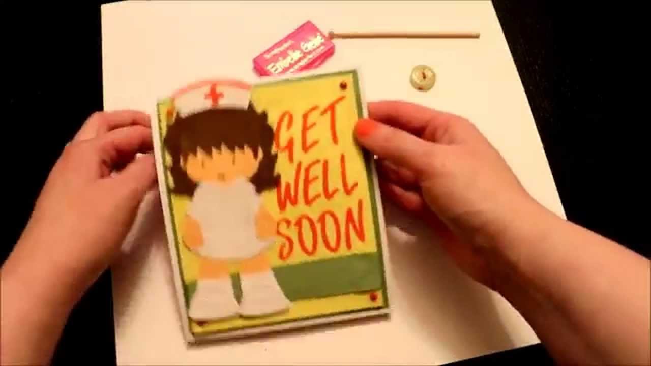 Paper Piecing Tutorial : GET WELL CARD - YouTube