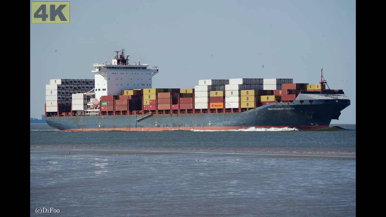MEDITERRANEAN EXPRESS - Shipspotting Germany 🇩🇪 IMO 9622019 - River ...