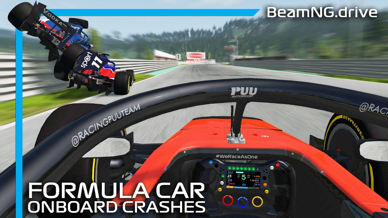 Formula Car Onboard Crashes #4 | BeamNG.drive | F2 MOD - YouTube