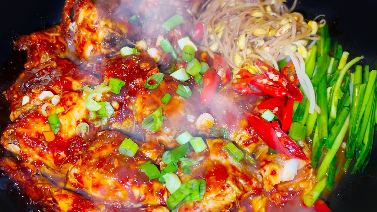 Fish tastes like Korean fried chicken? KODARI JORIM - YouTube