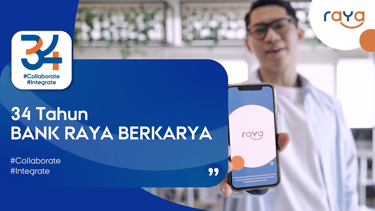 34 Tahun Berkarya Bank Raya - YouTube