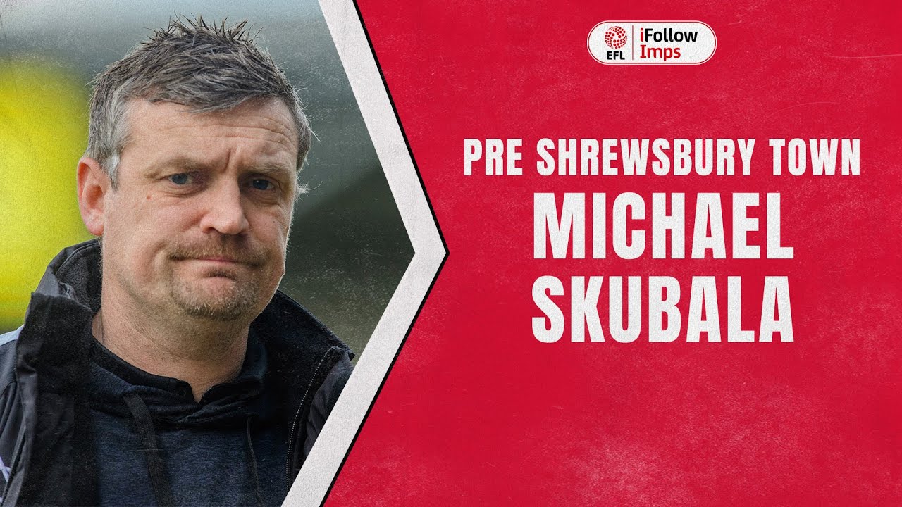 Michael Skubala pre Shrewsbury Town - YouTube